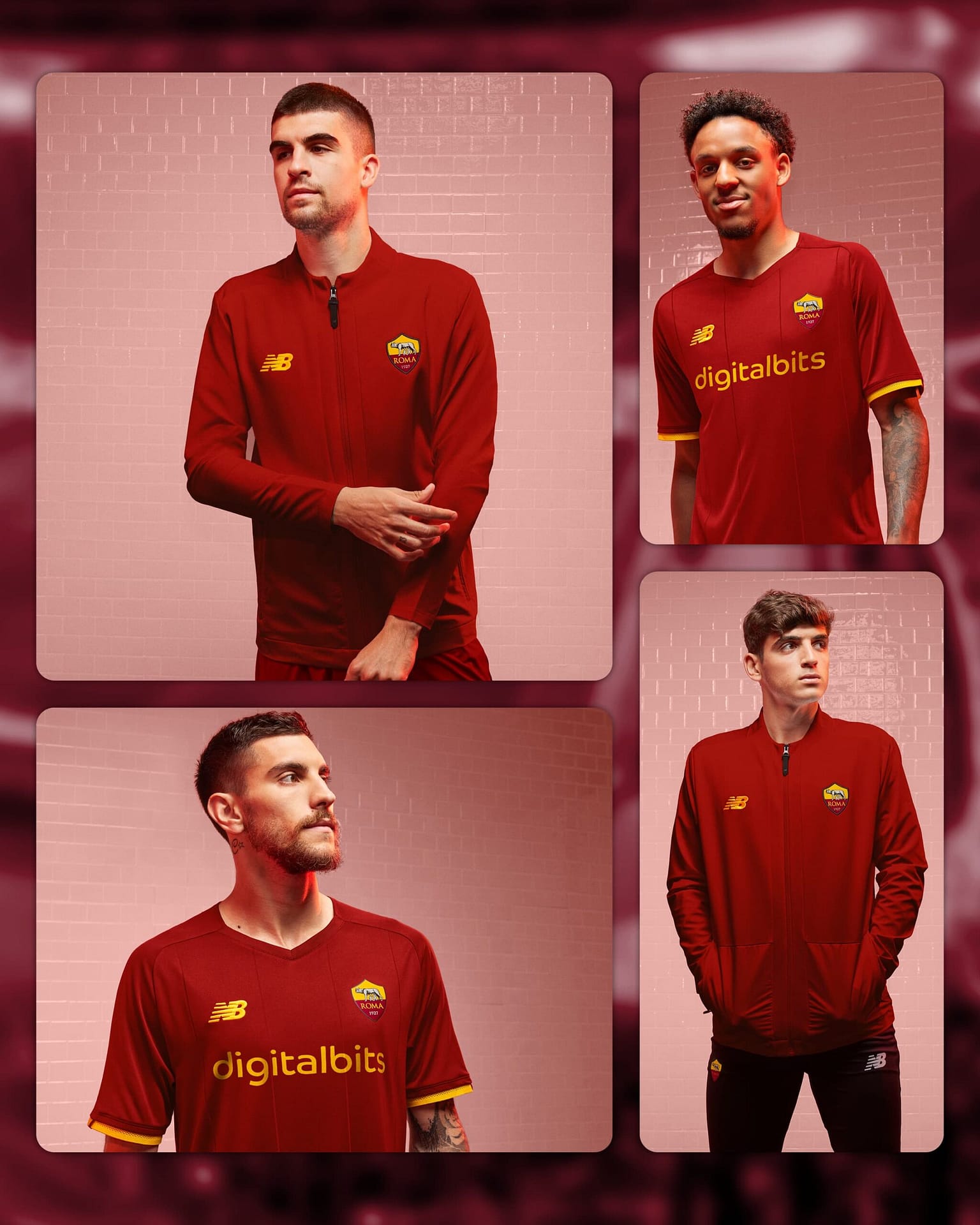 AS Roma 21/22 Home Kit Released By New Balance - Sustain Health Magazine