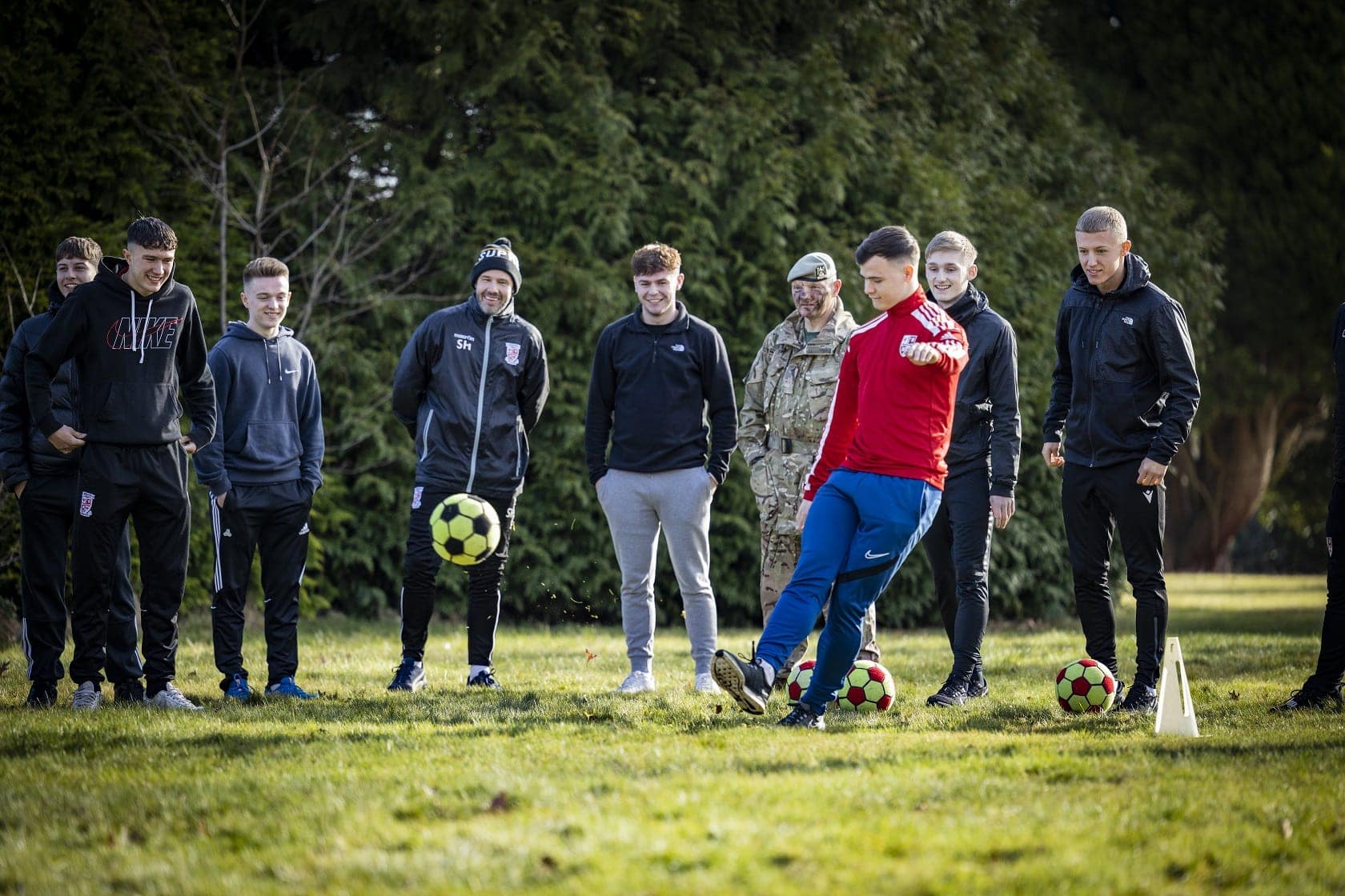 Army Cadet Training Centre Frimley Park Welcomes Woking FC Academy ...