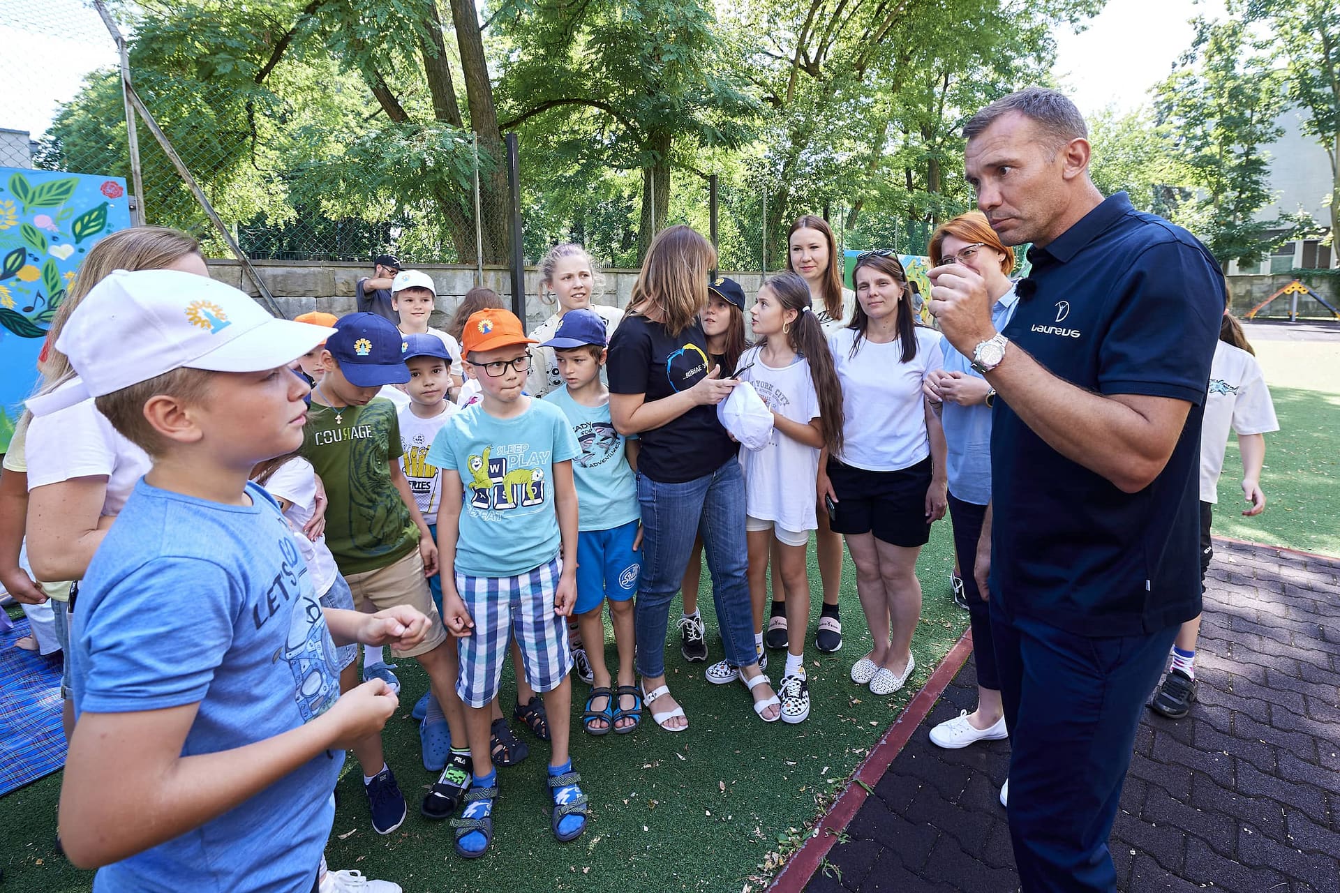 Andriy Shevchenko Makes Emotional Visit To Refugee Children - Sustain ...