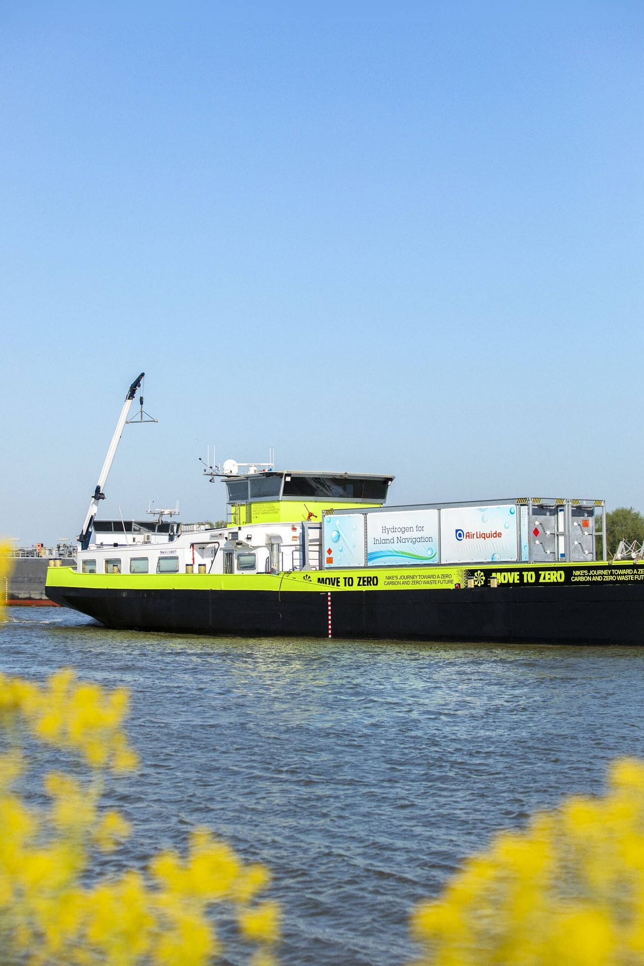 Nike Launches First Hydrogen-Powered Inland Container Ship - Sustain ...